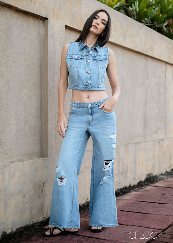 Denim Jacket - 090425 - GFLOCK.LK